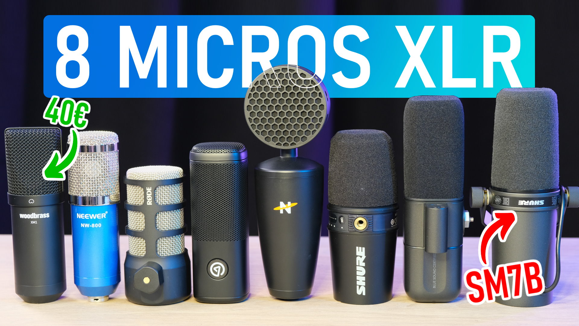 Meilleur Micro XLR pour Stream - Comparatif 8 Micros XLR