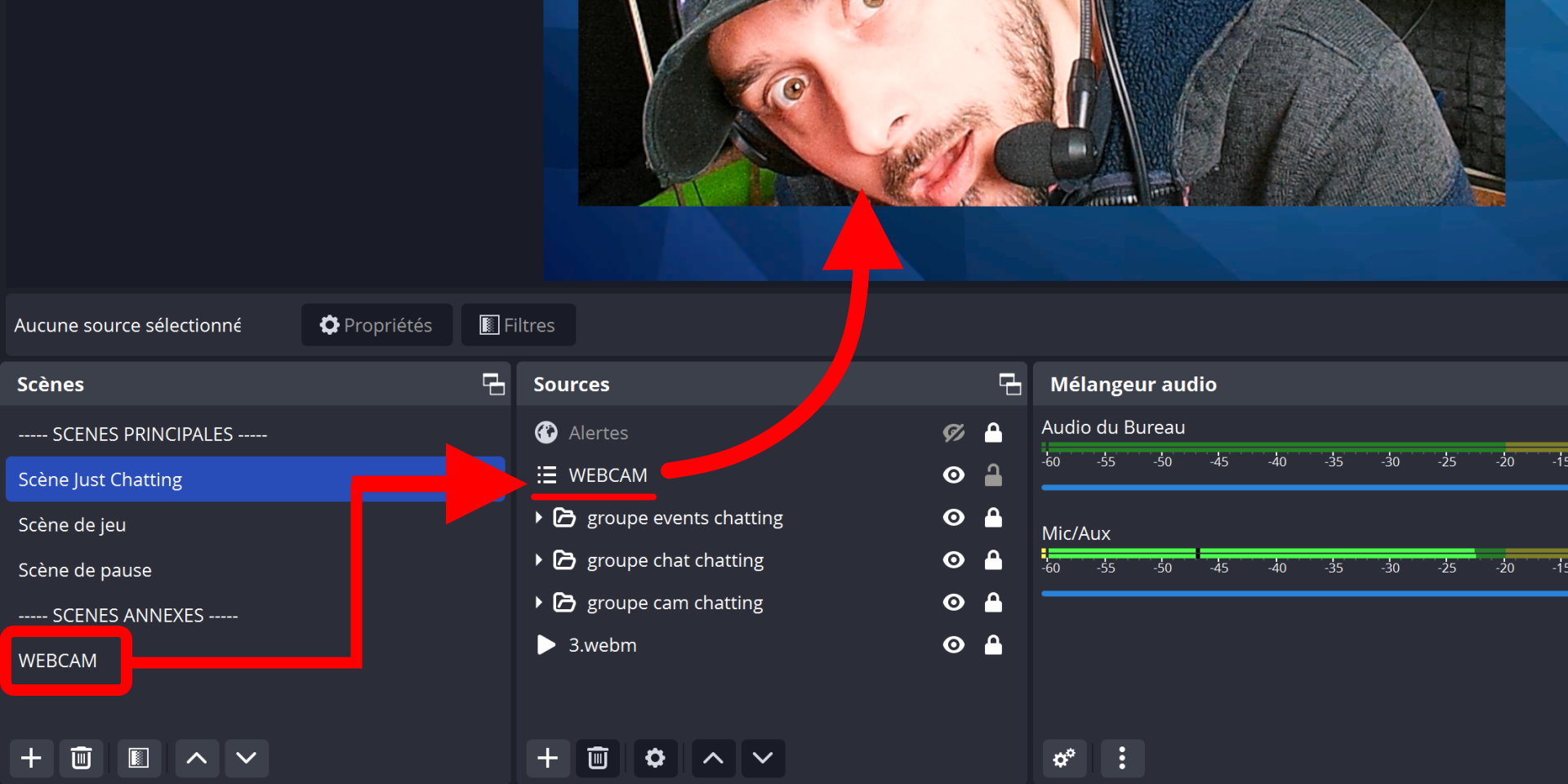 Scènes Imbriquées dans OBS = Astuce Incontournable 🧱
