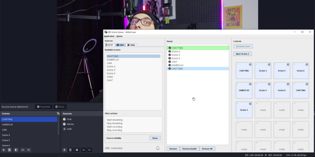 Applis & Outils pour OBS Studio