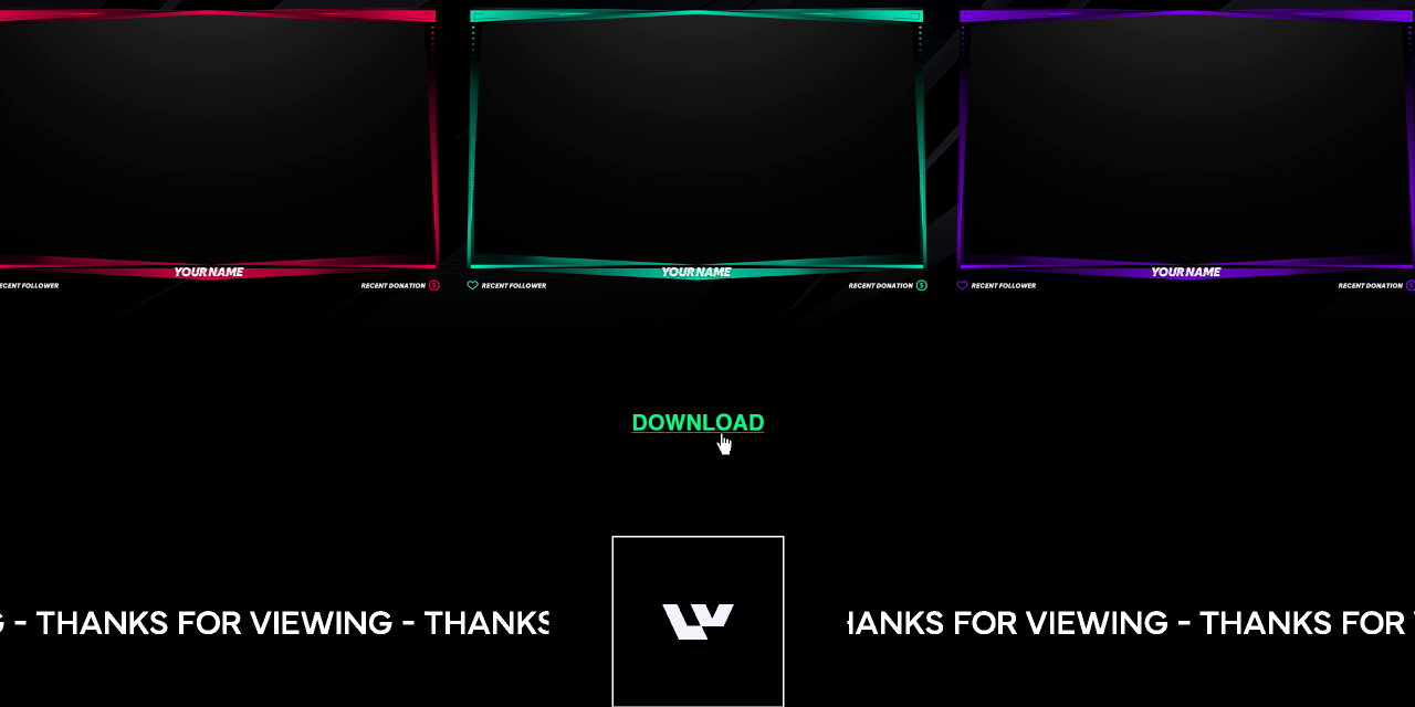 Overlays de stream gratuits