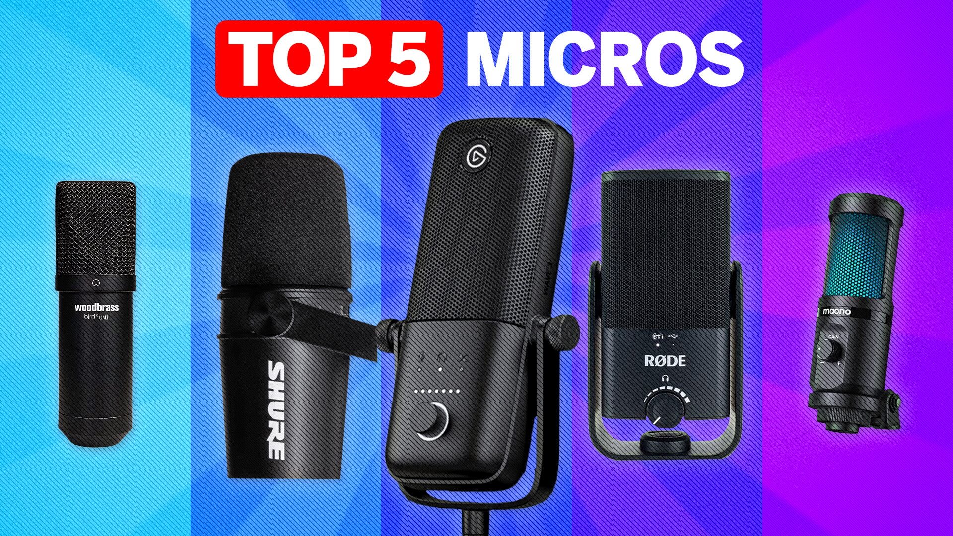 Top 5 des Micros pour le Streaming