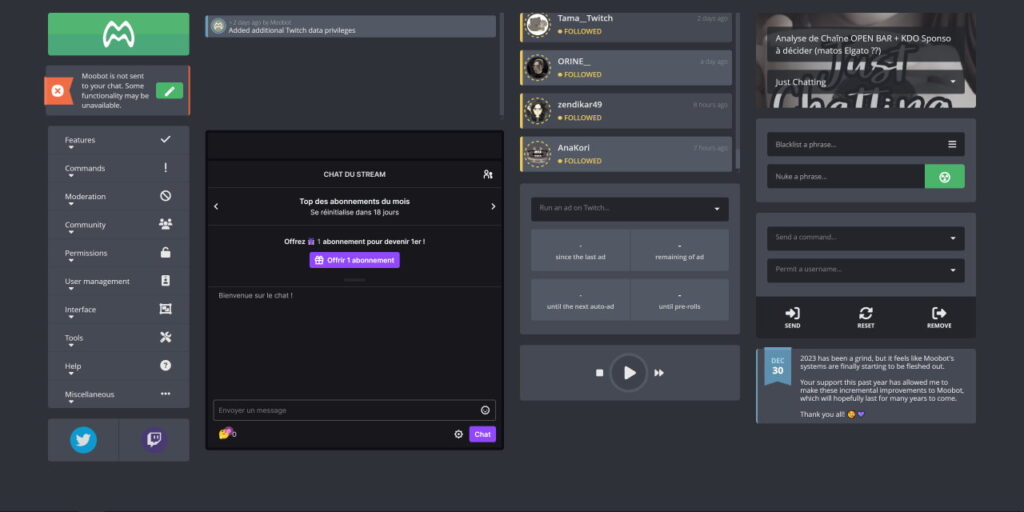 Quel Chatbot Choisir pour son Stream