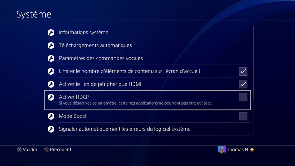 Comment Désactiver le HDCP sur Console PlayStation